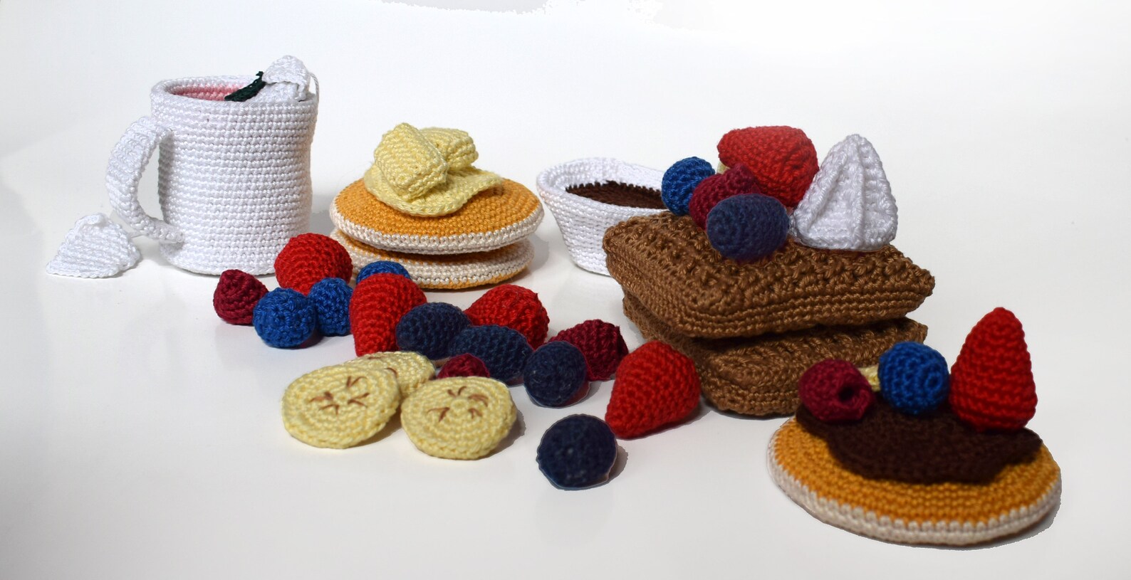 Crochet Breakfast Pattern Crochet Food Pattern Crochet | Etsy