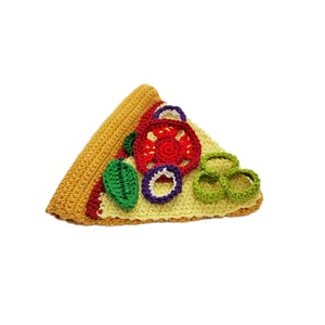 Crochet Pattern Pizza,crochet Pattern Food,crochet Pizza Pattern ...