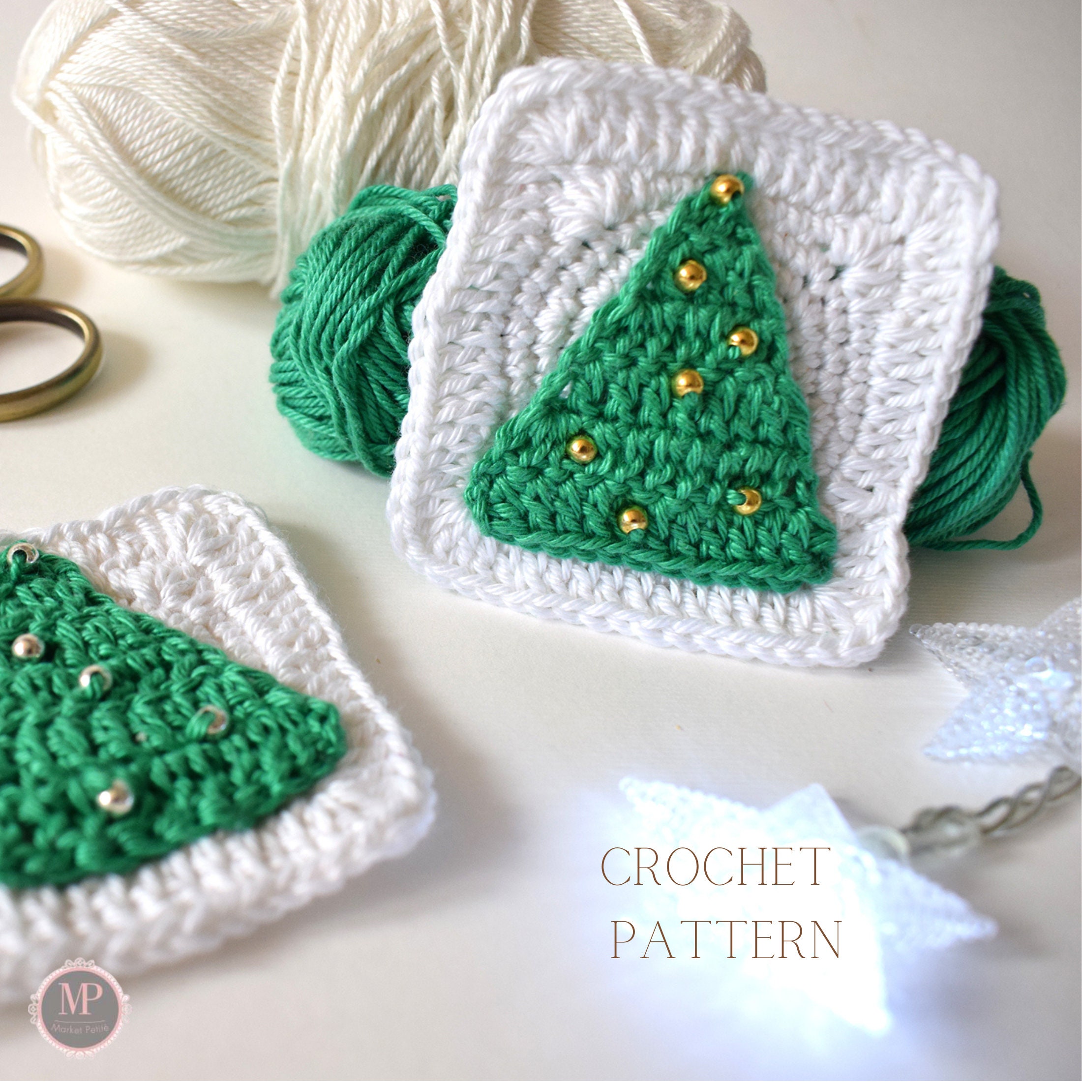 Christmas Tree Granny Square Crochet Pattern, Tree Granny Square ...