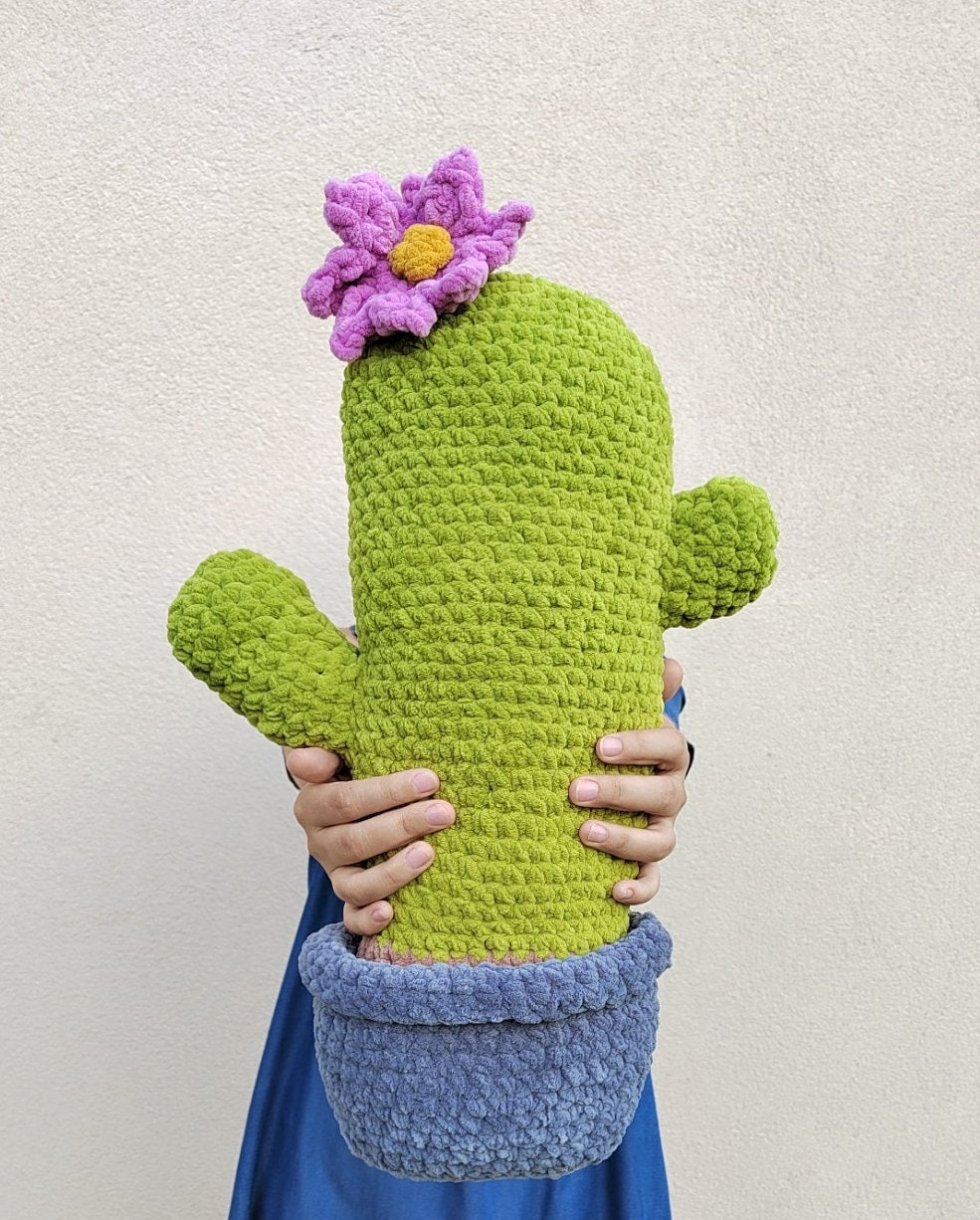 Crochet Pattern Cactus Pillow Crochet Cactus Pillow Crochet - Etsy