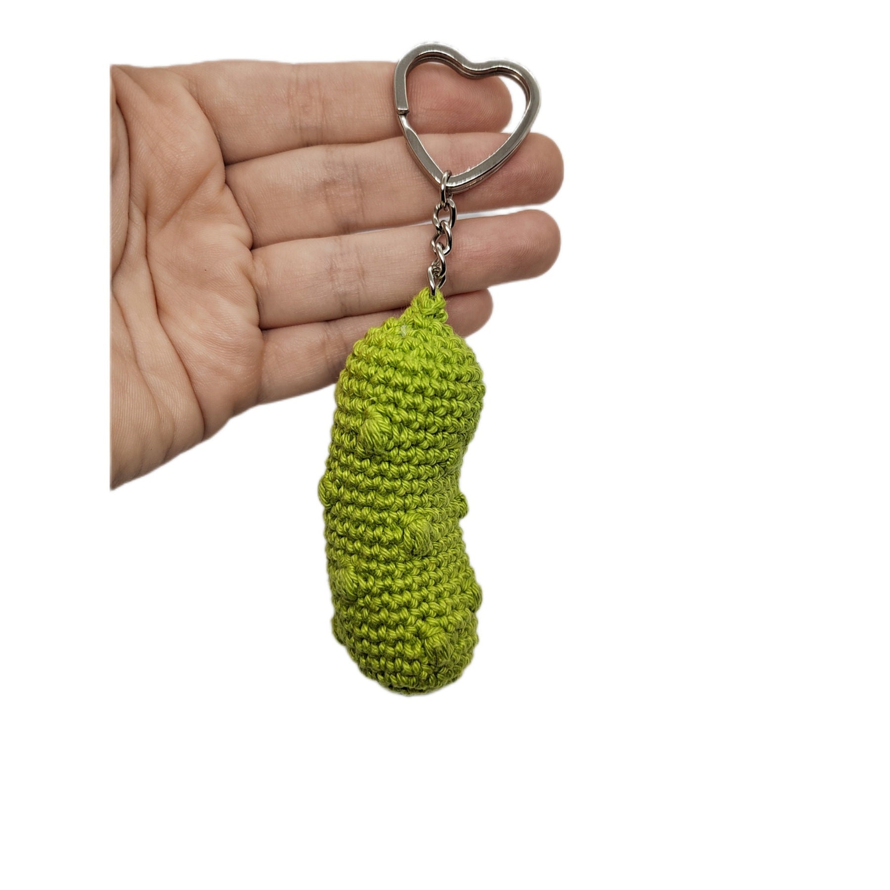Pickle Keychain Crochet Pattern, Crochet Pickle, Crochet Pickle Pattern ...