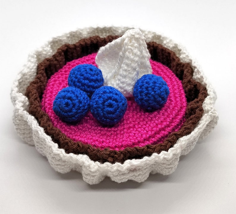 Crochet Food Pattern-crochet Tart Pattern-play Food - Etsy