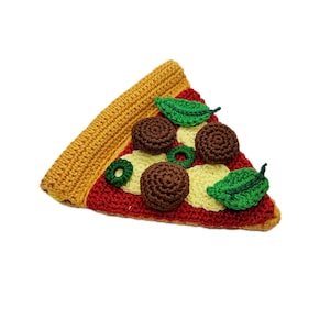 Crochet Pattern Pizza,crochet Pattern Food,crochet Pizza Pattern ...