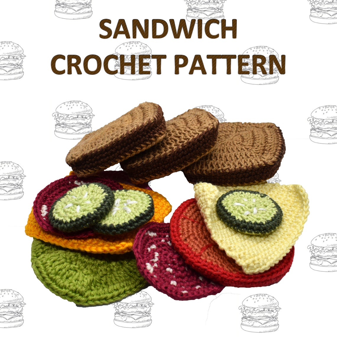 Crochet Food Crochet pattern Crochet patterns Crochet toys | Etsy