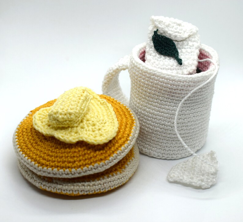 Crochet Breakfast Pattern Crochet Food Pattern Crochet | Etsy