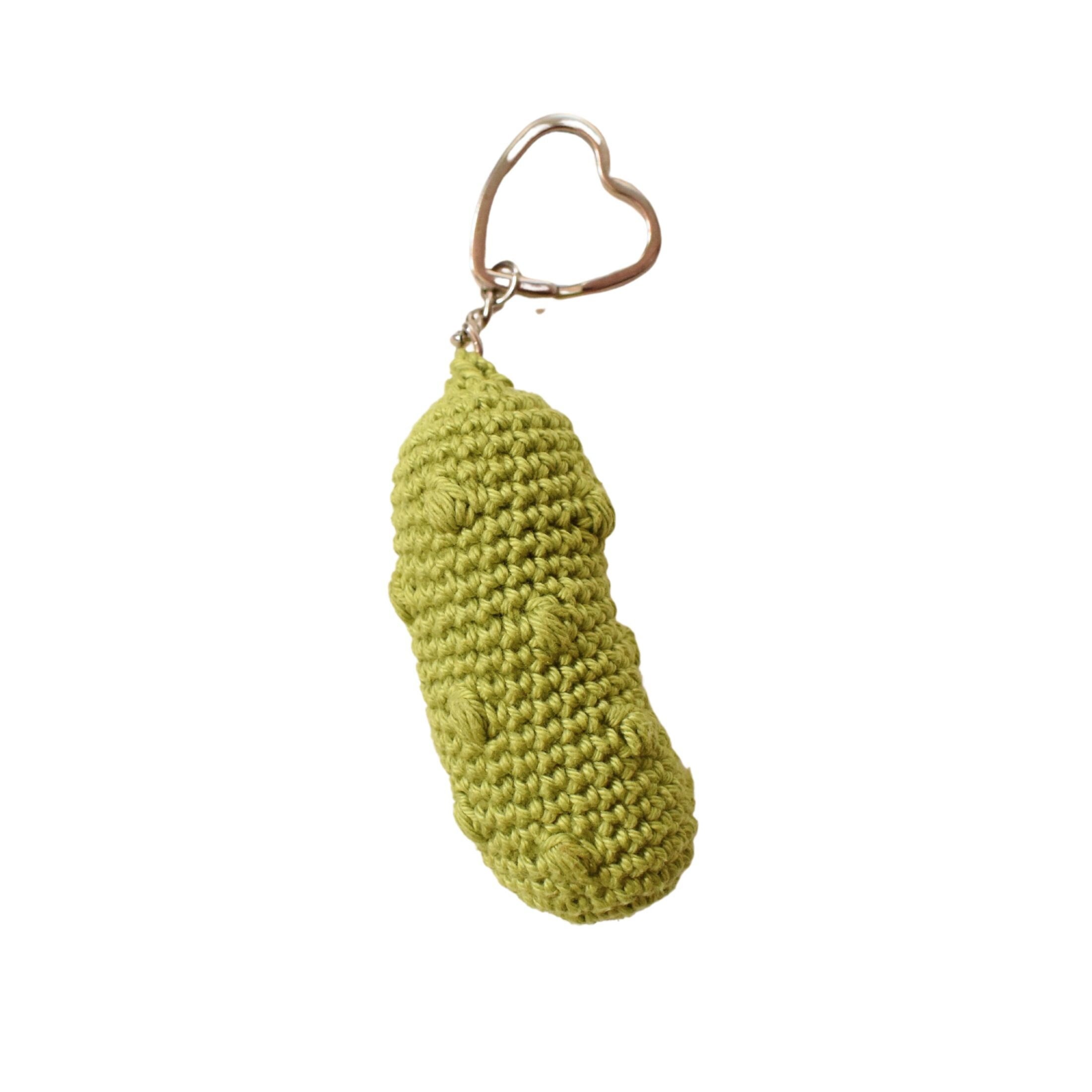 Pickle Keychain Crochet Pattern, Crochet Pickle, Crochet Pickle Pattern ...