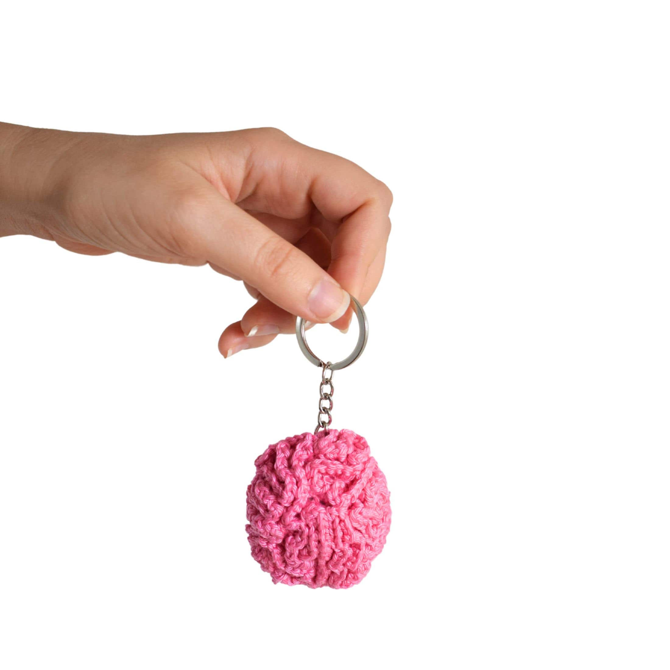 Brain Keychain Crochet Pattern Creepy Keychain Brain Crochet - Etsy
