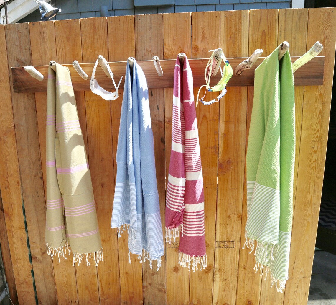 Towel Rack, Coat Rack, Spa Rack, Hot Tub Towel Rack, Drift Wood Rack ...