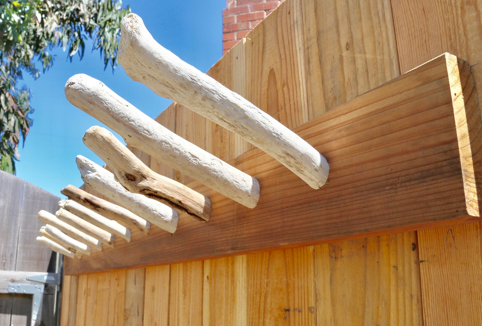 Towel Rack, Coat Rack, Spa Rack, Hot Tub Towel Rack, Drift Wood Rack ...