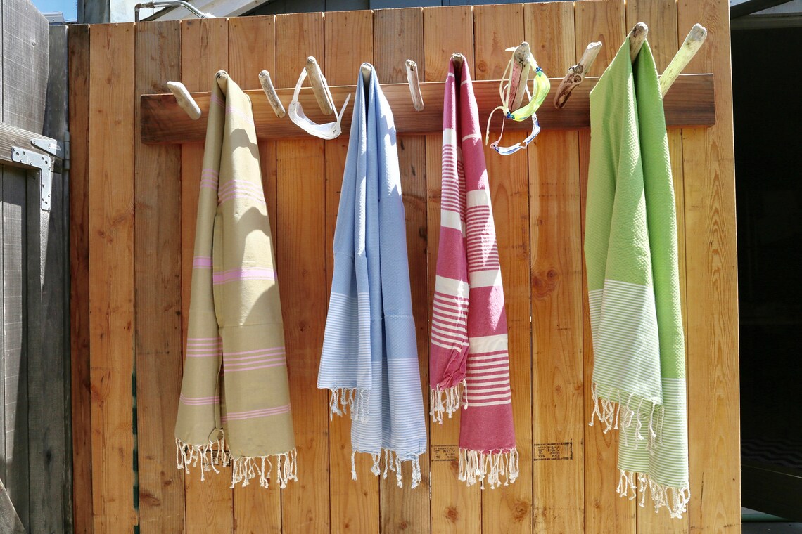 Towel Rack, Coat Rack, Spa Rack, Hot Tub Towel Rack, Drift Wood Rack ...