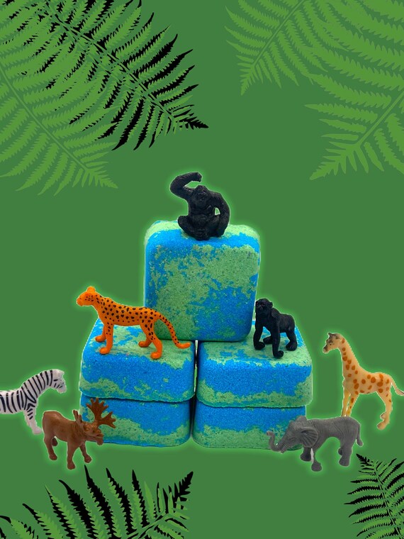 Bombas de baño de animales de safari bomba de baño de juguete - Etsy España