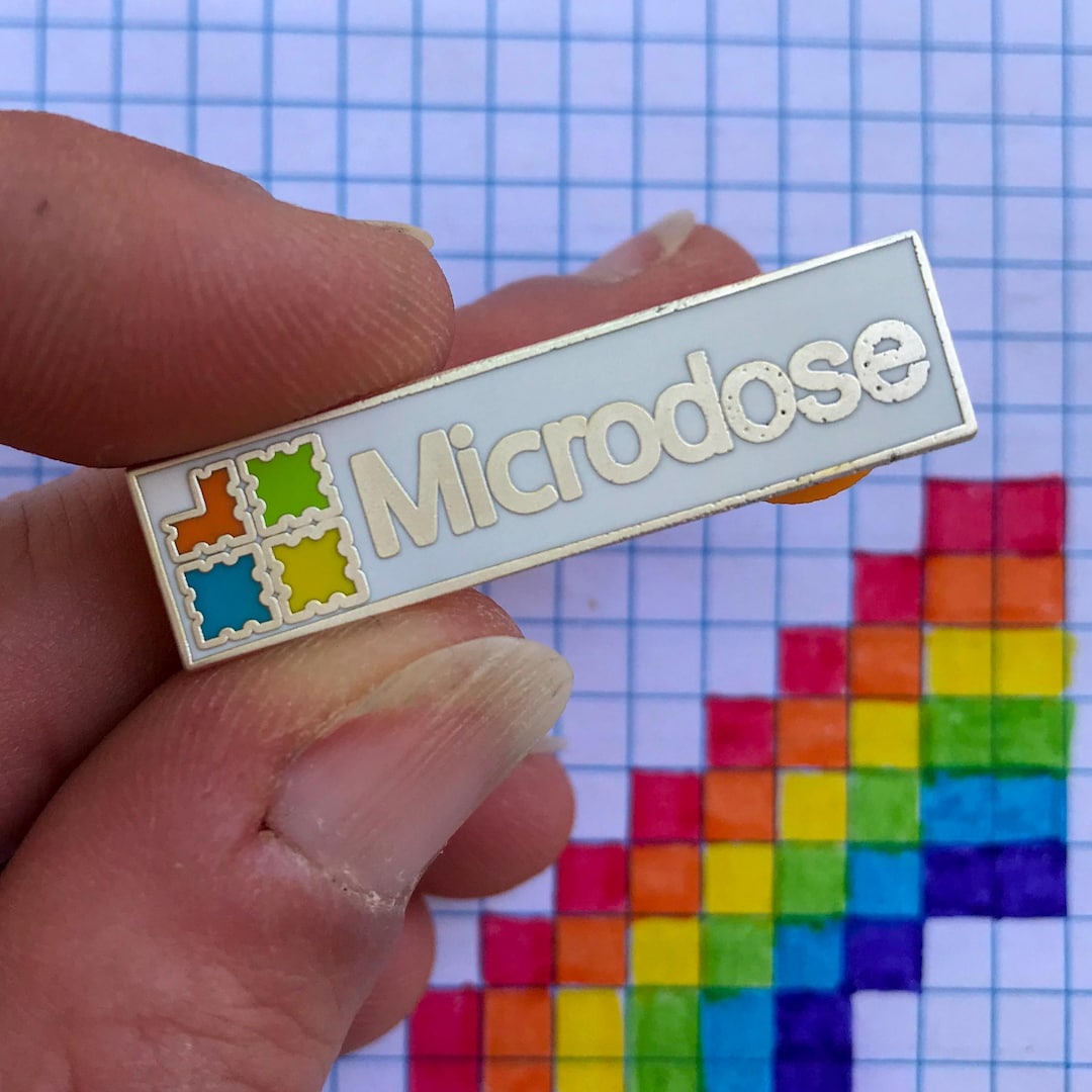 Enamel Pin - "microdose" | Trippy Psychedelic LSD Lysergic Acid ...