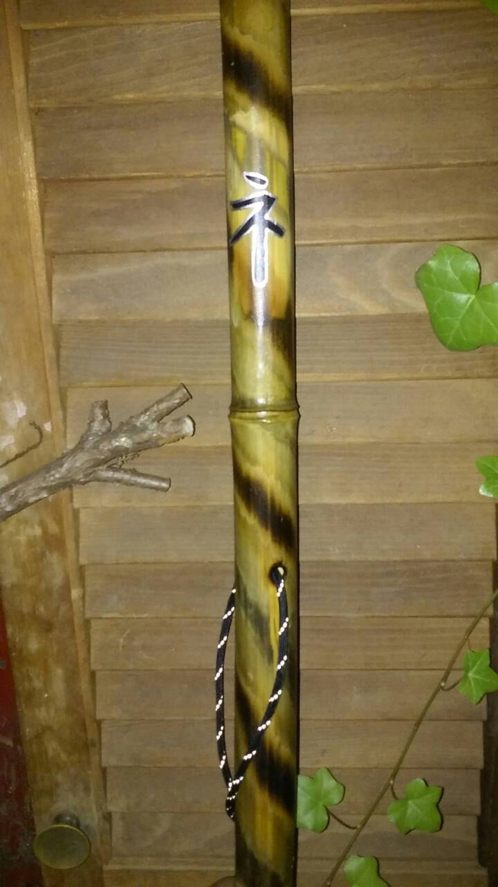 Hand Made Bamboo Walking Stick Hand-painted Asain Artwork and Design - Etsy
