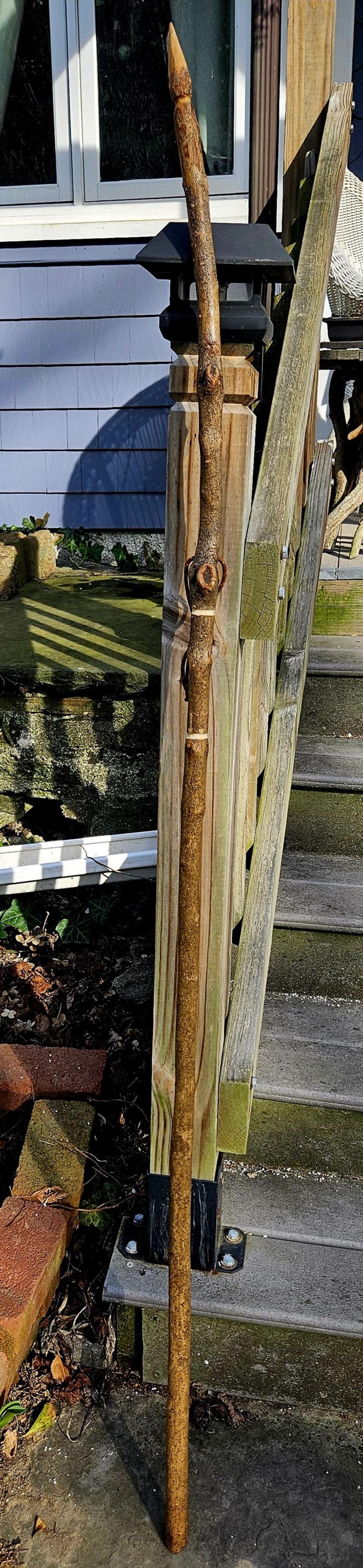 Hand Carved New England Red Maple Staff. - Etsy