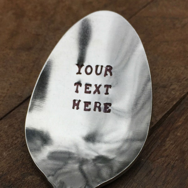 Stamped Spoons - Etsy