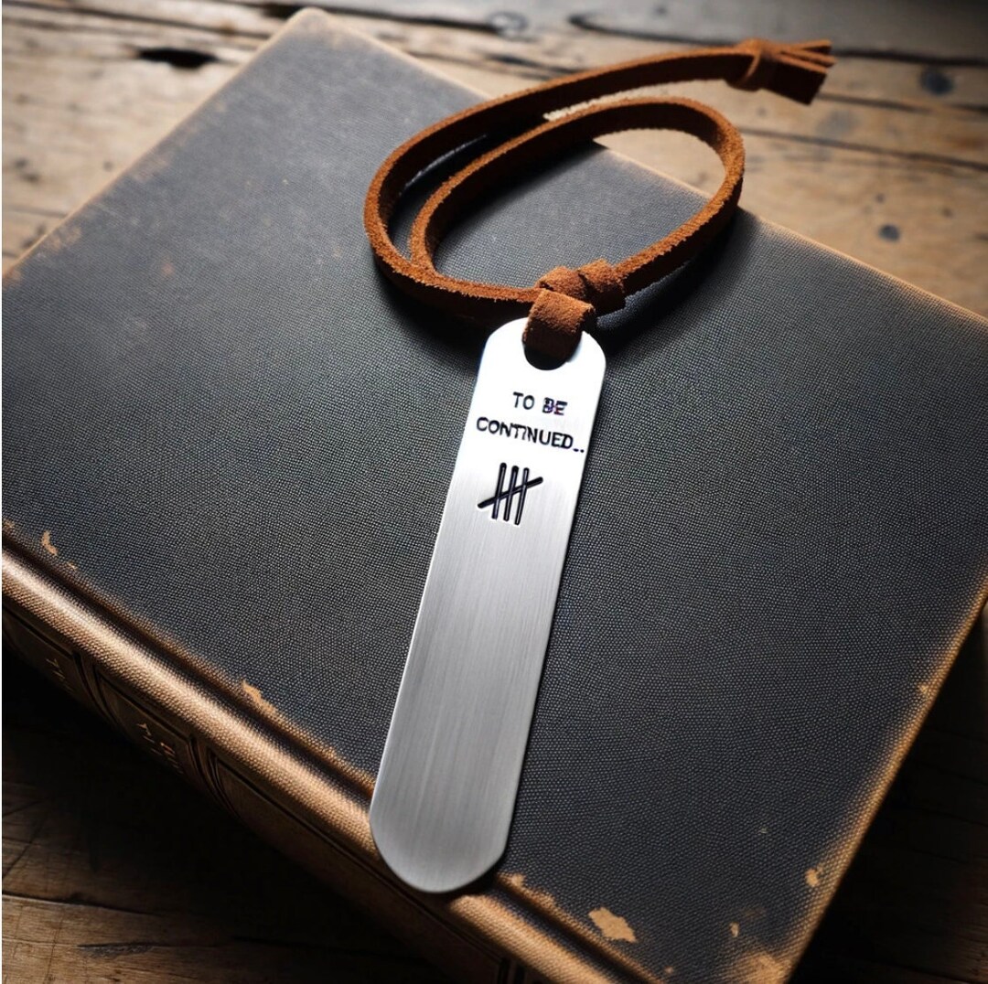 Unique Tally Mark Anniversary Bookmark - to Be Continued - Personalized ...
