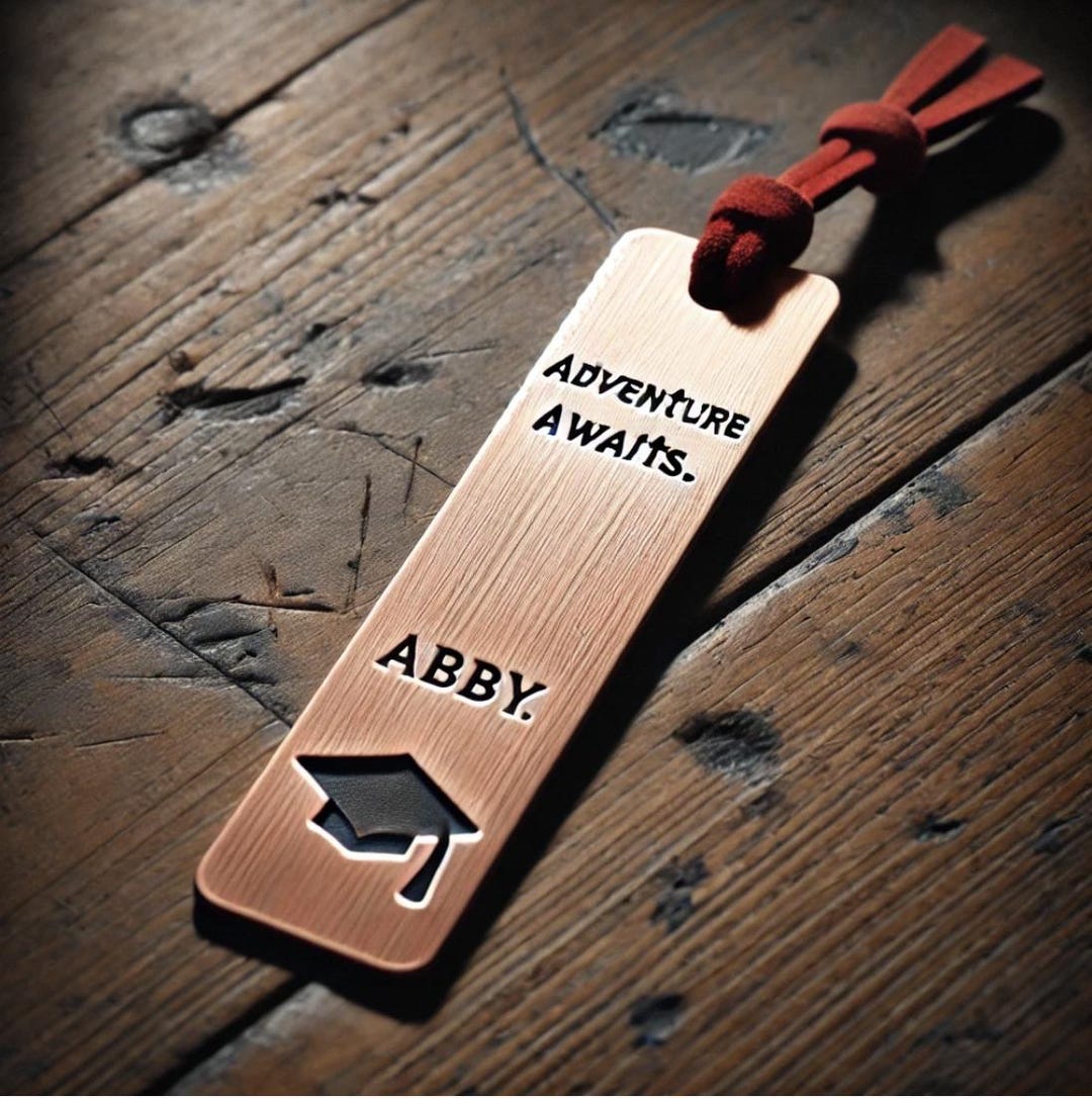 Graduation Gift Personalized | Custom Engraved Bookmark | Personalized ...