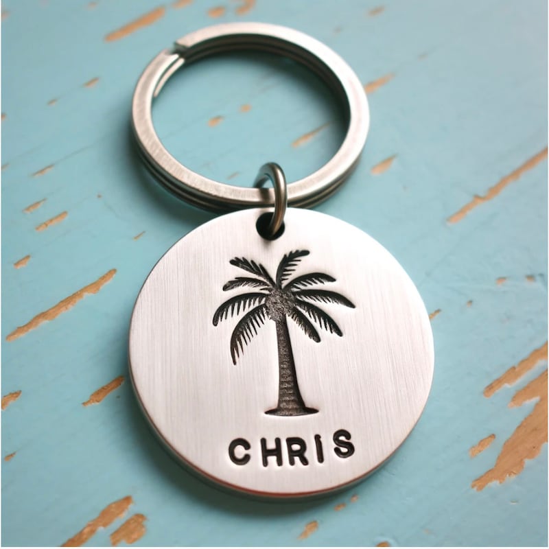 Tree Keychain - Etsy