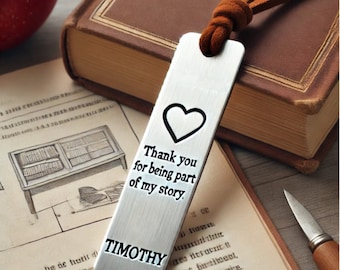 My Story Bookmark Thank You Being Part Love Gift Idea for Bookmark ...