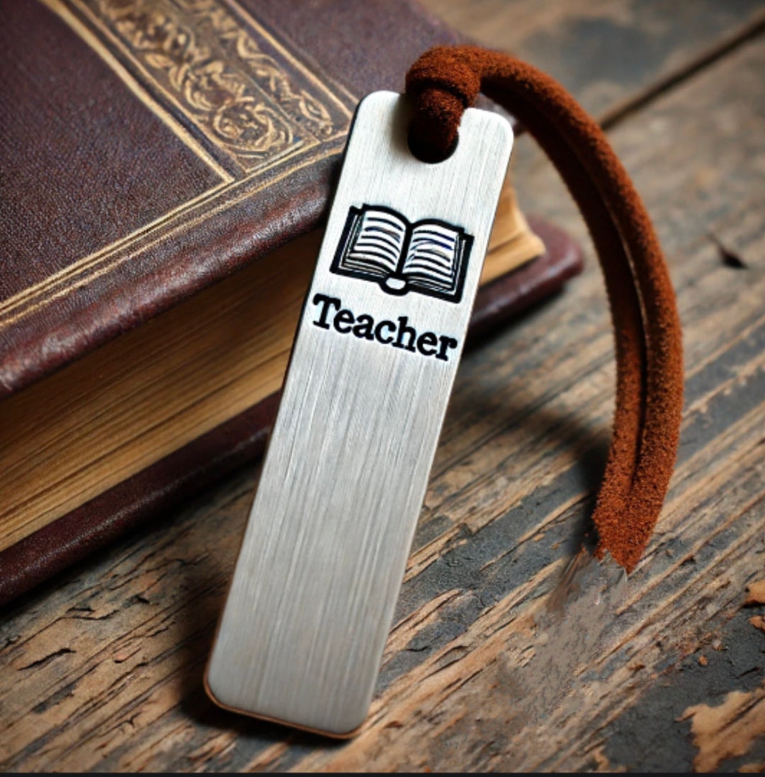Personalized Teacher Bookmark, Custom Name Bookmark, Gifts for Readers ...