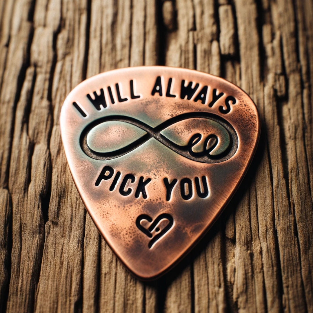 Guitar Pick, I Will Always Pick You, Infinity Symbol, Playable ...
