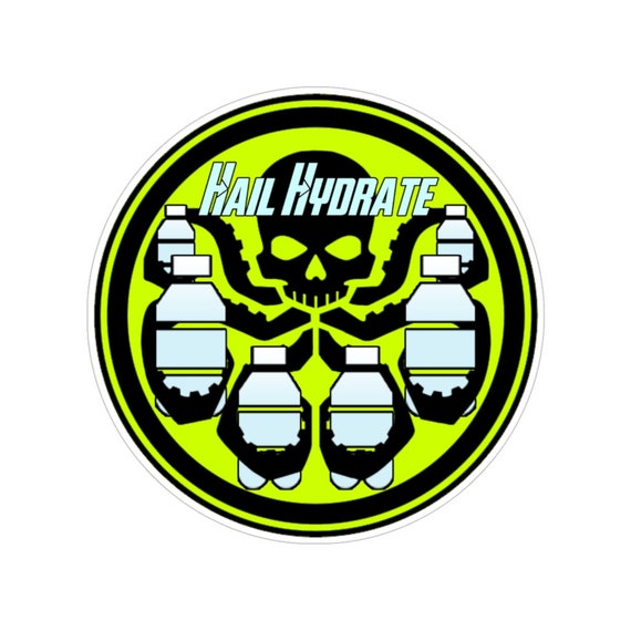 Hail Hydrate Water Bottle Sticker - Etsy
