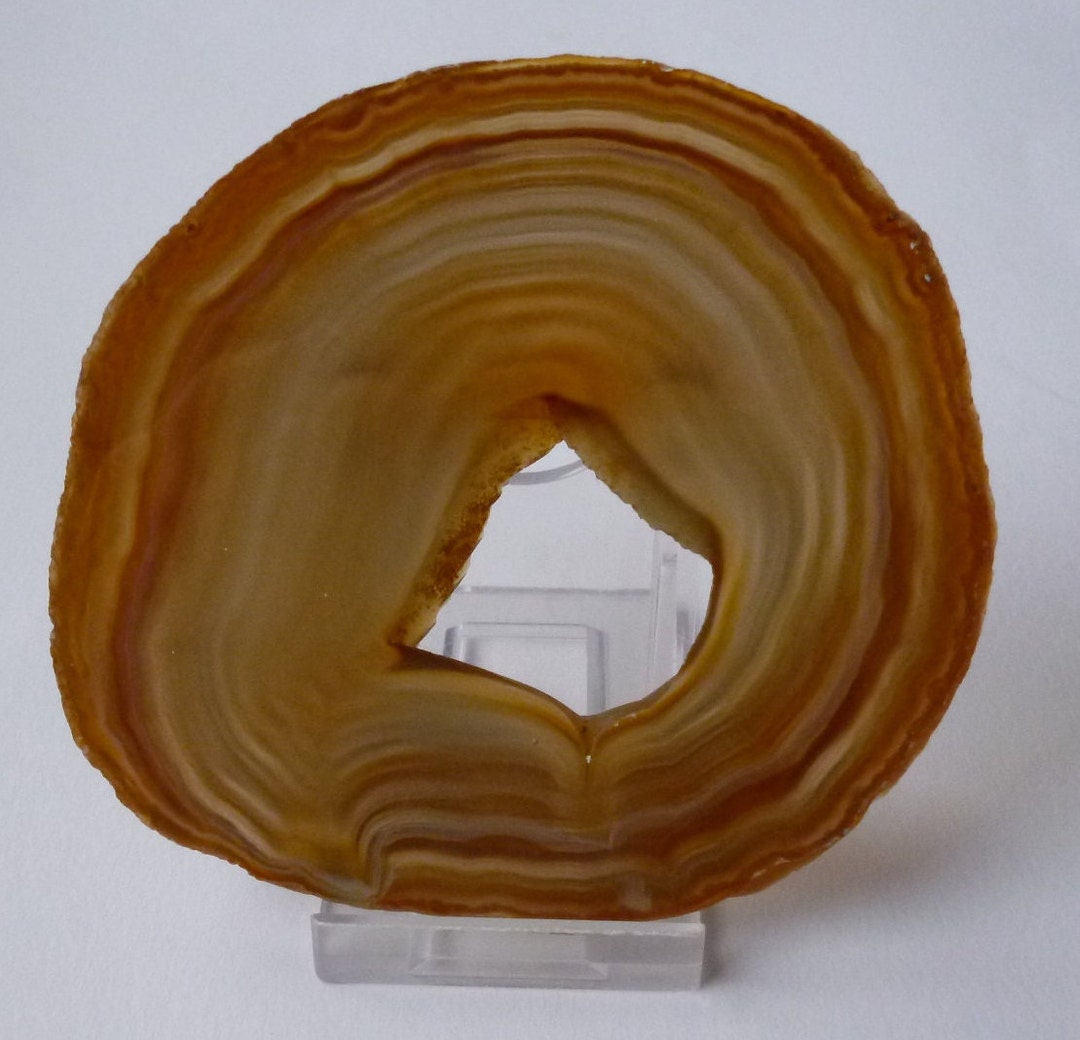 1 Beautiful Agate Disc From Brazil in Nature 90x100x5mm No.8 - Etsy