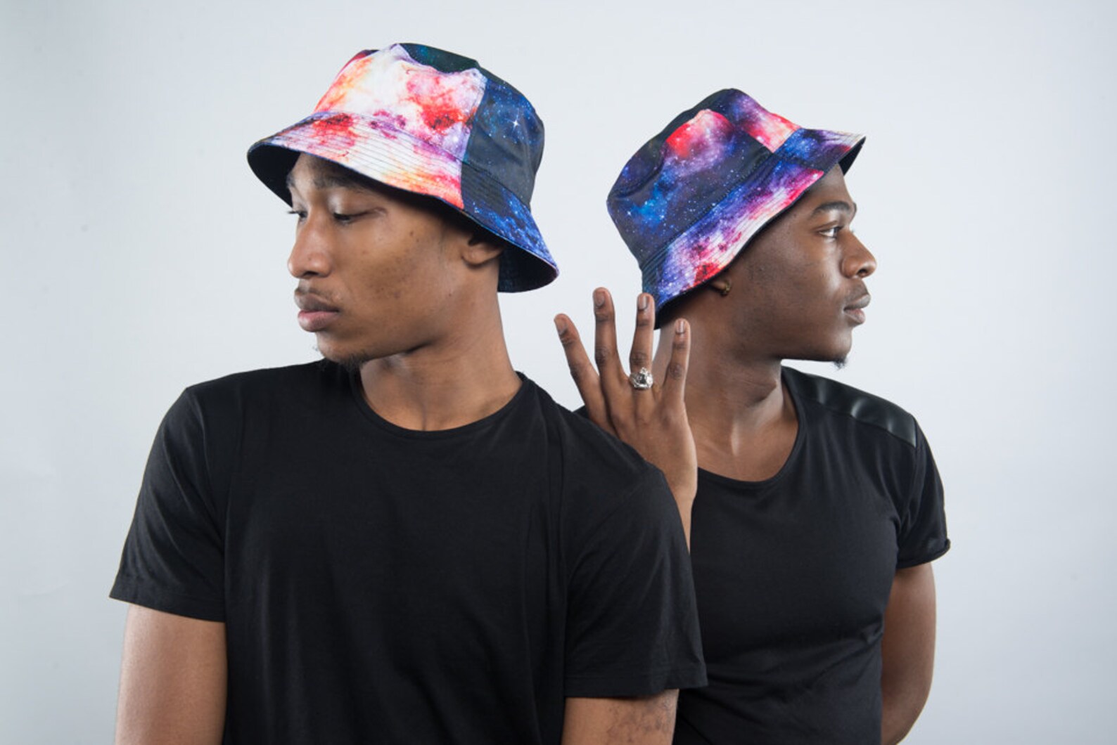 Galaxy Bucket Hat Summer 90's Fashion- Dark Matter - Etsy