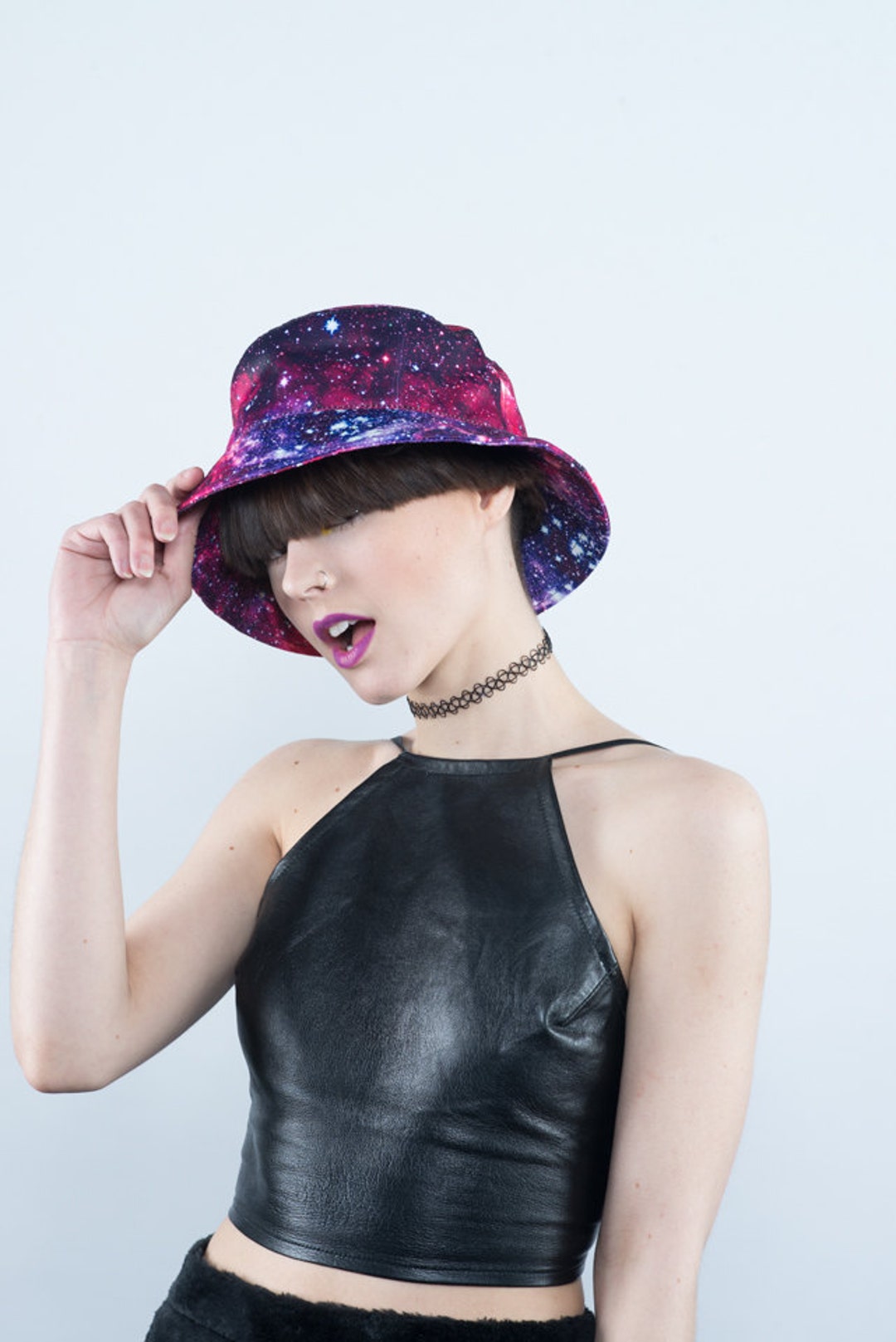 Galaxy Bucket Hat 90's Summer Trend - Spacebae - Etsy