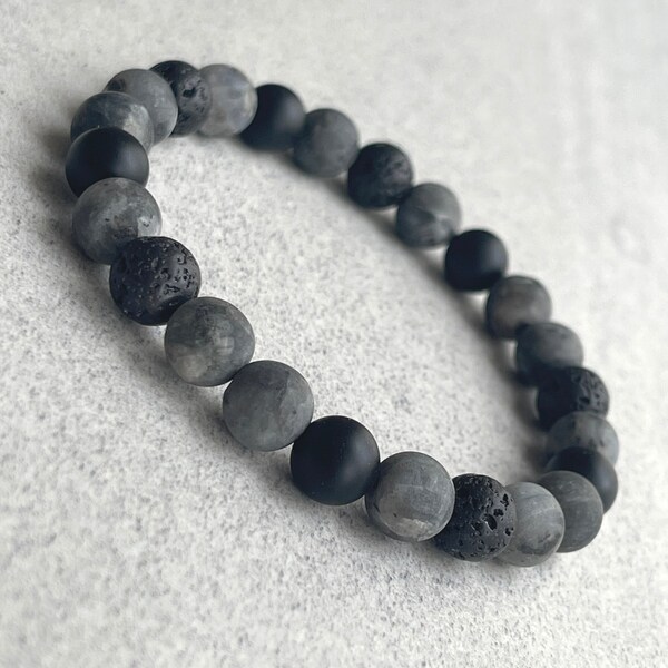 Lava Bead Bracelet - Etsy