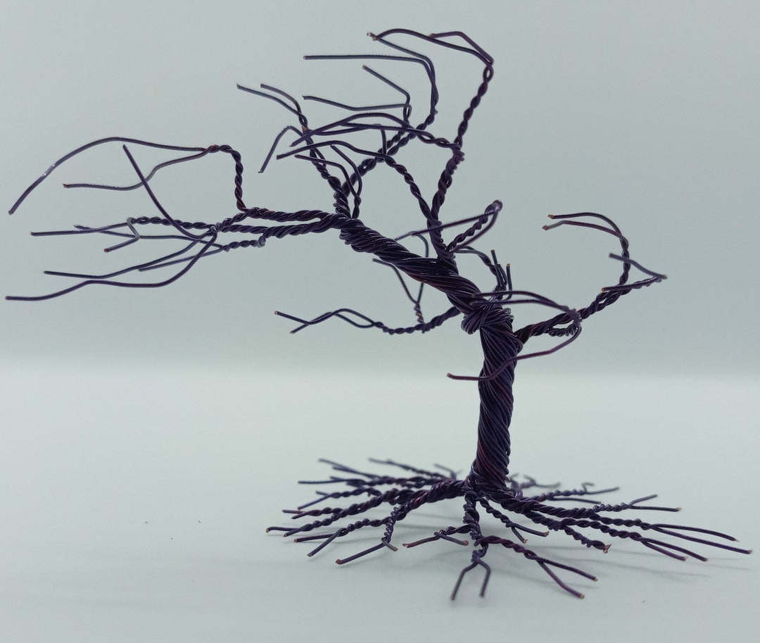 T1008 - Purple Mini Wind Swept Tree - Etsy
