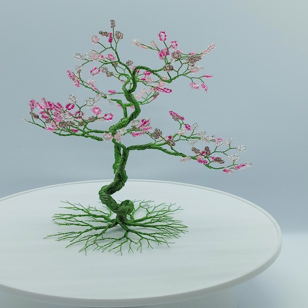 Wire Bonsai Tree Cherry - Etsy