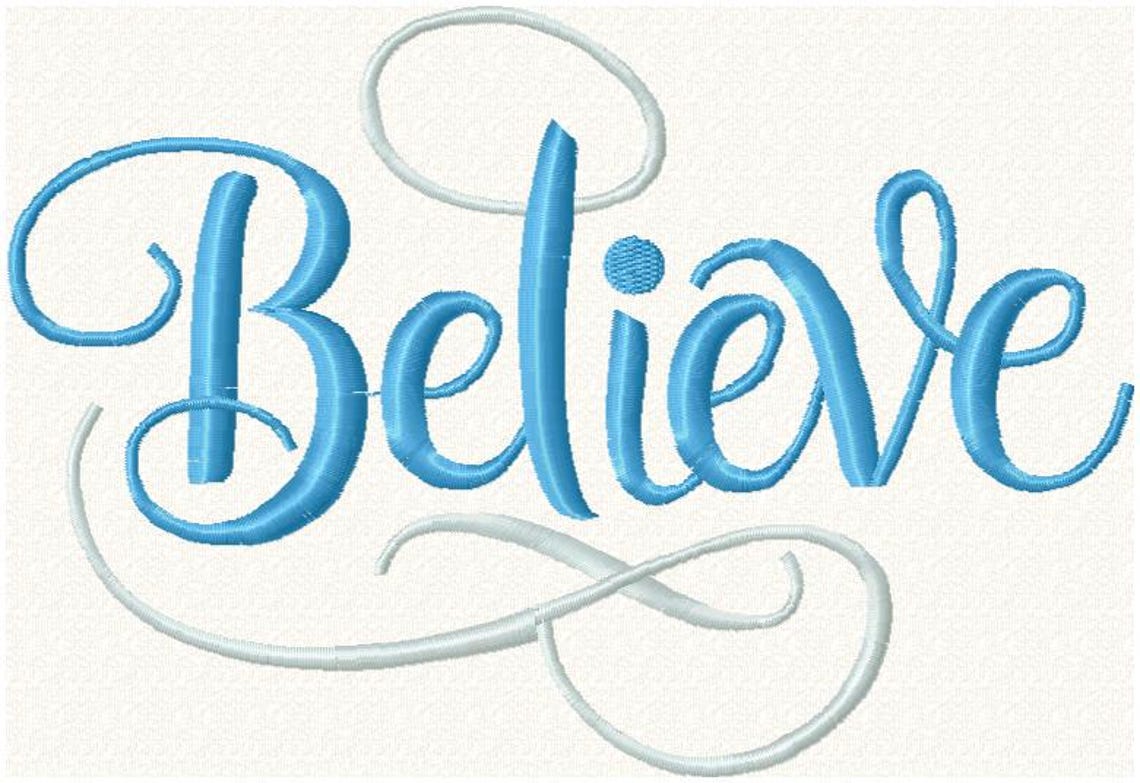 5x7 Believe Design - Etsy