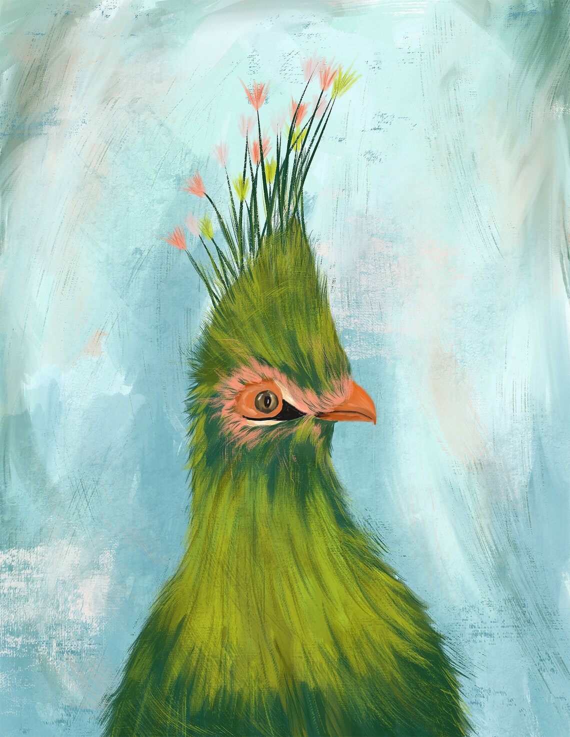 Bird Portrait PRINTABLE Bird Art Printable Wall Art Bird | Etsy