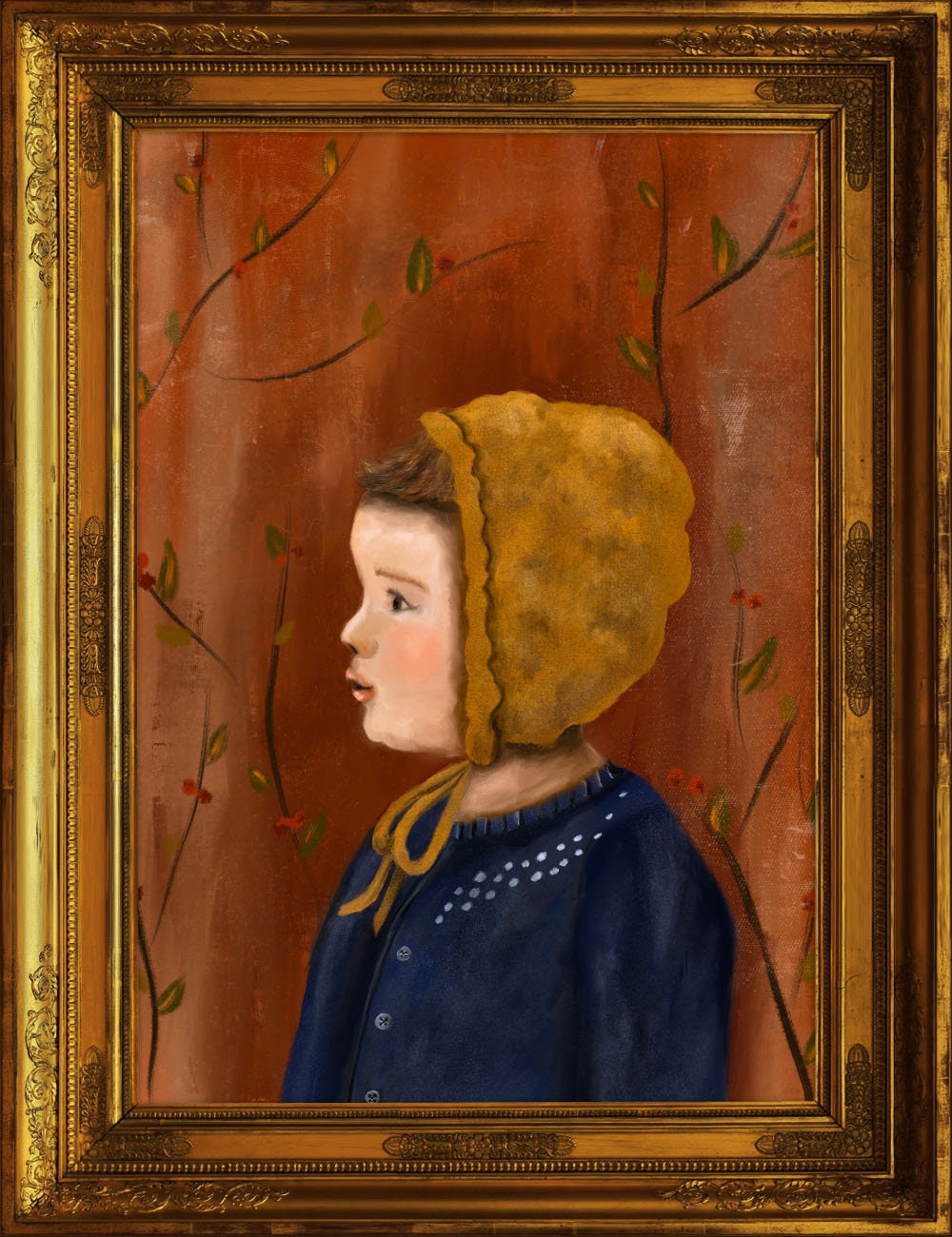 LITTLE MISS RUBY Printable Fall Art Fall Wall Art Autumn - Etsy