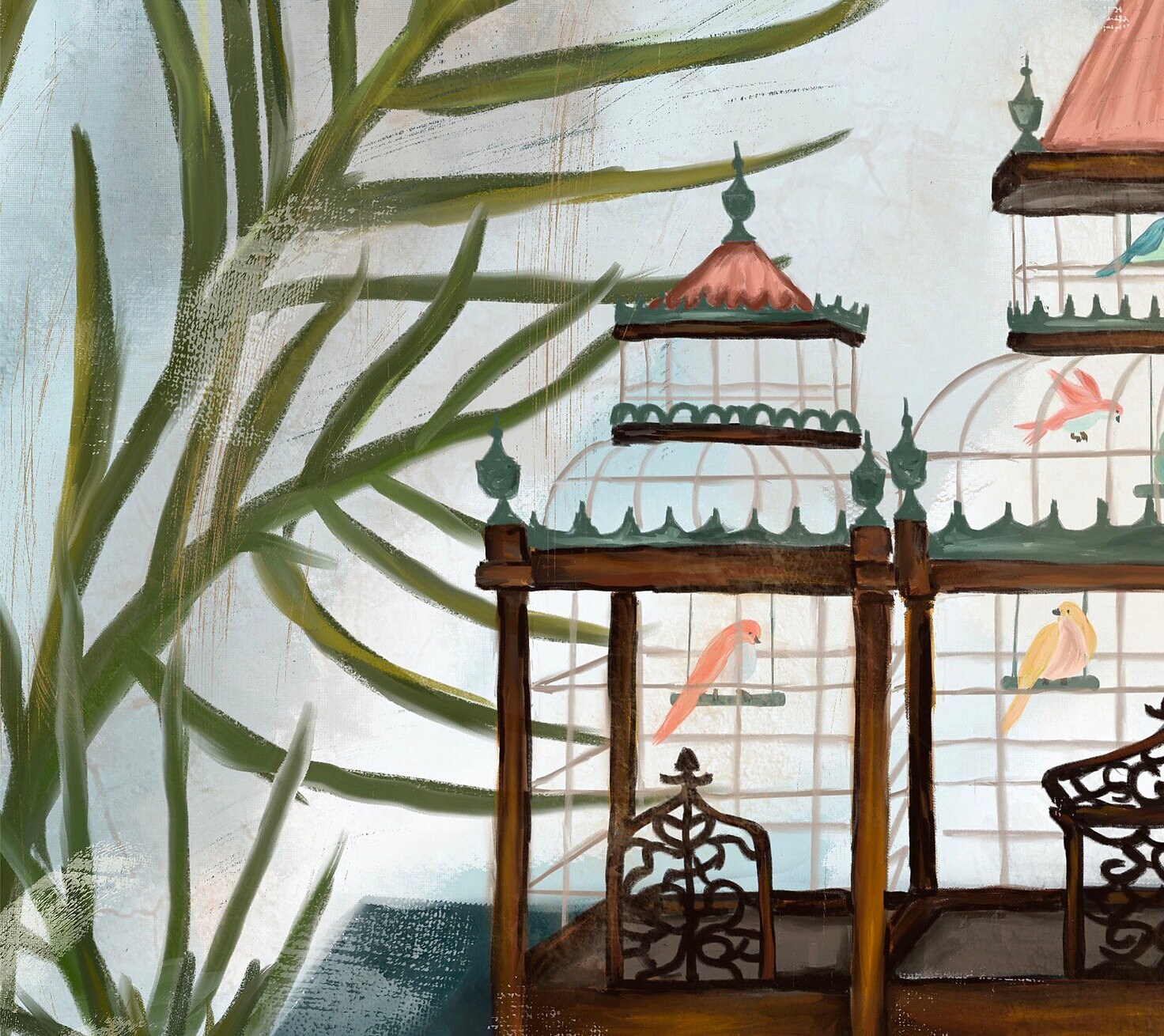 British Colonial Art Prints PRINTABLE Wall Art Bird Art | Etsy Australia