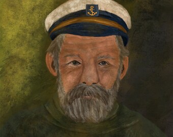 Sea Captain Art - Etsy