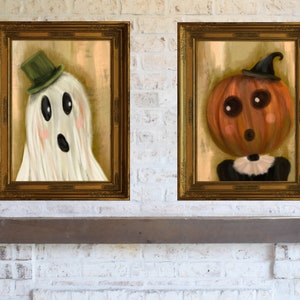 PIP ~ Ghost Portrait ~ PRINTABLE Halloween Wall Art ~ Downloadable ...