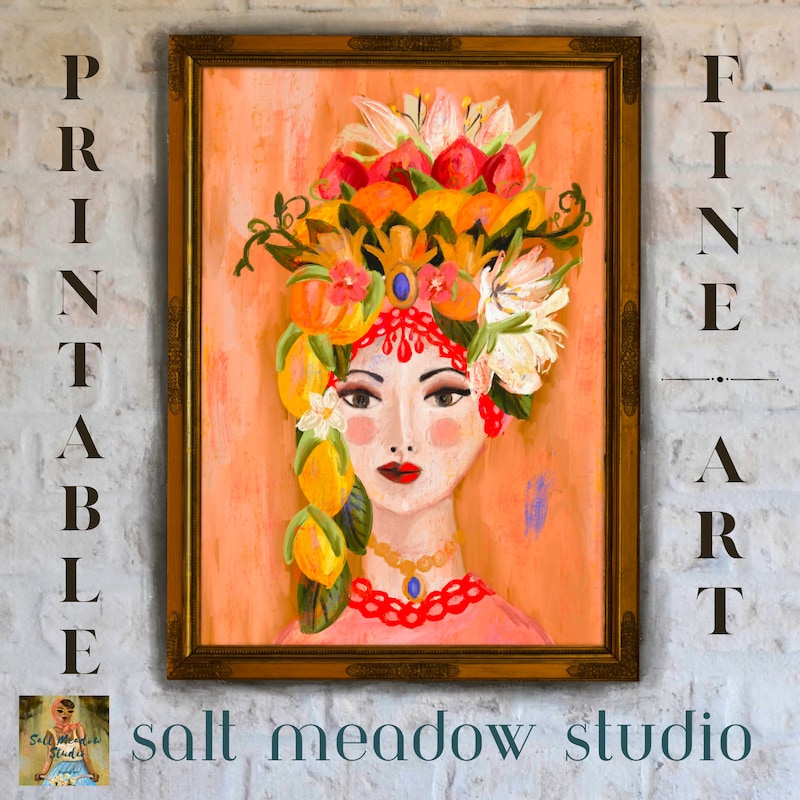 Sicilian Heads Wall Art - Etsy UK