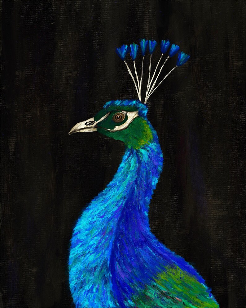 Monty PRINTABLE Wall Art Downloadable Blue and Green - Etsy