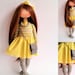 Baby Doll. Gift Idea. Handmade Doll. Gift for Her. Textile Doll. Art ...