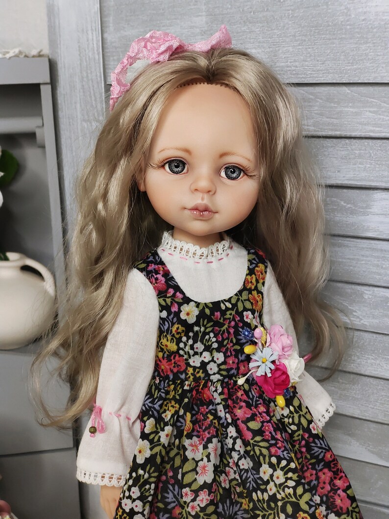 Custom Paola Reina Preorder Mohair Hair Reroot Doll in Clothes - Etsy