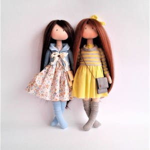 Baby Doll. Gift Idea. Handmade Doll. Gift for Her. Textile Doll. Art ...