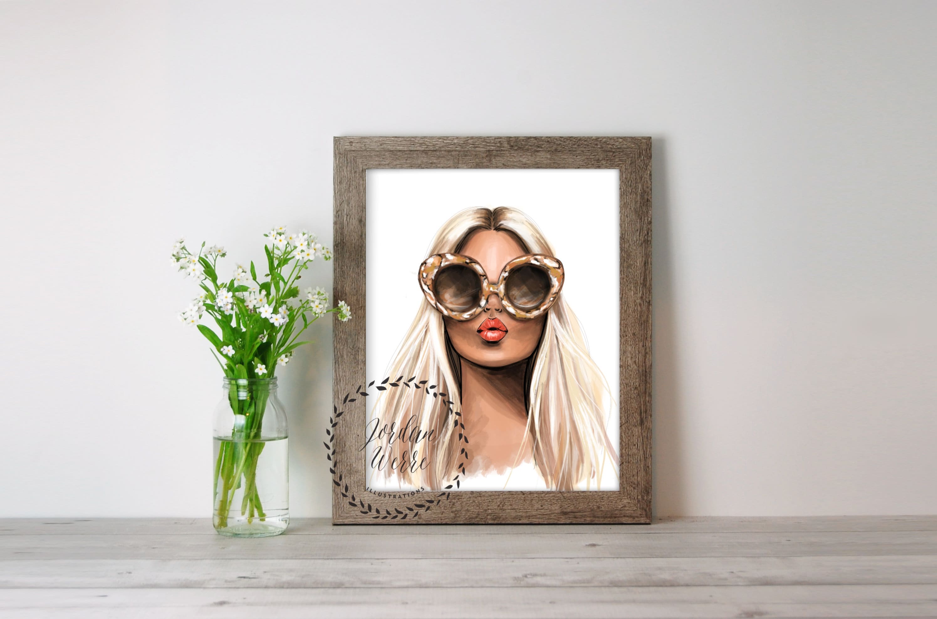 Tortoise Shell Fashion Art Print | Etsy