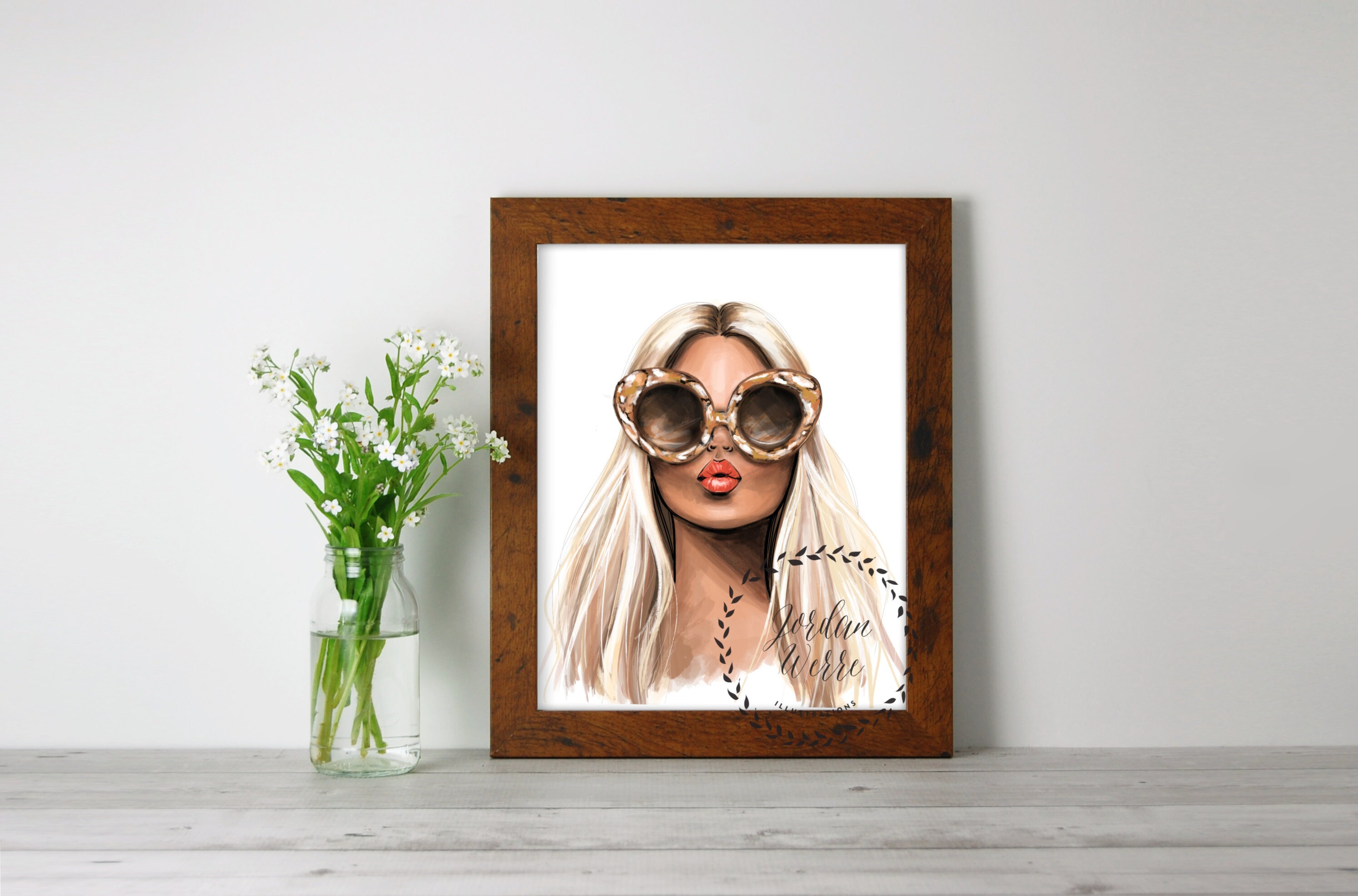 Tortoise Shell Fashion Art Print | Etsy