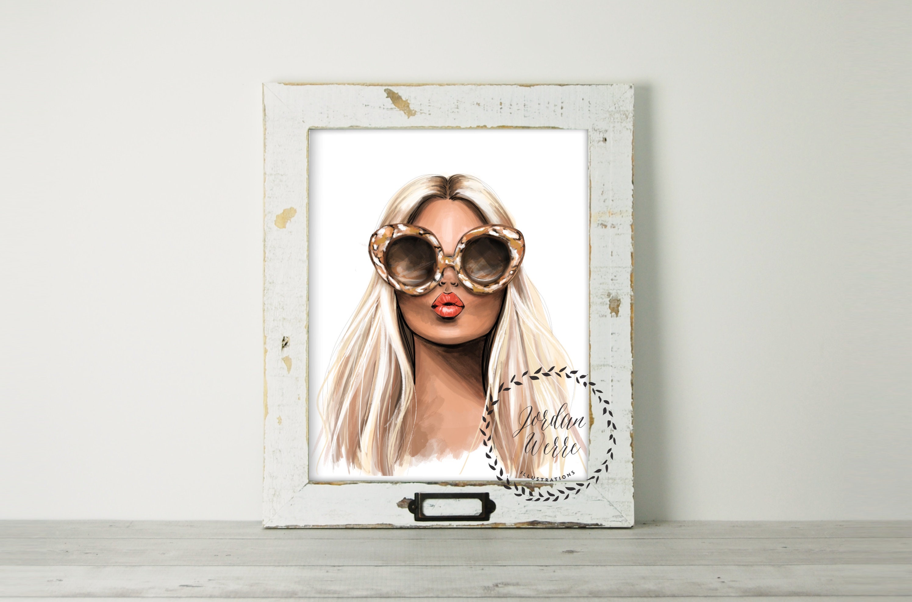 Tortoise Shell Fashion Art Print | Etsy