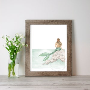 Pisces Mermaid | Zodiac Mermaid Collection | Astrology Art - Etsy