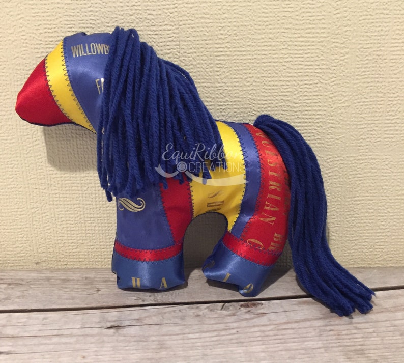 Custom Ribbon Pony | Made From Your Horse Show Ribbons | Stuffed ...