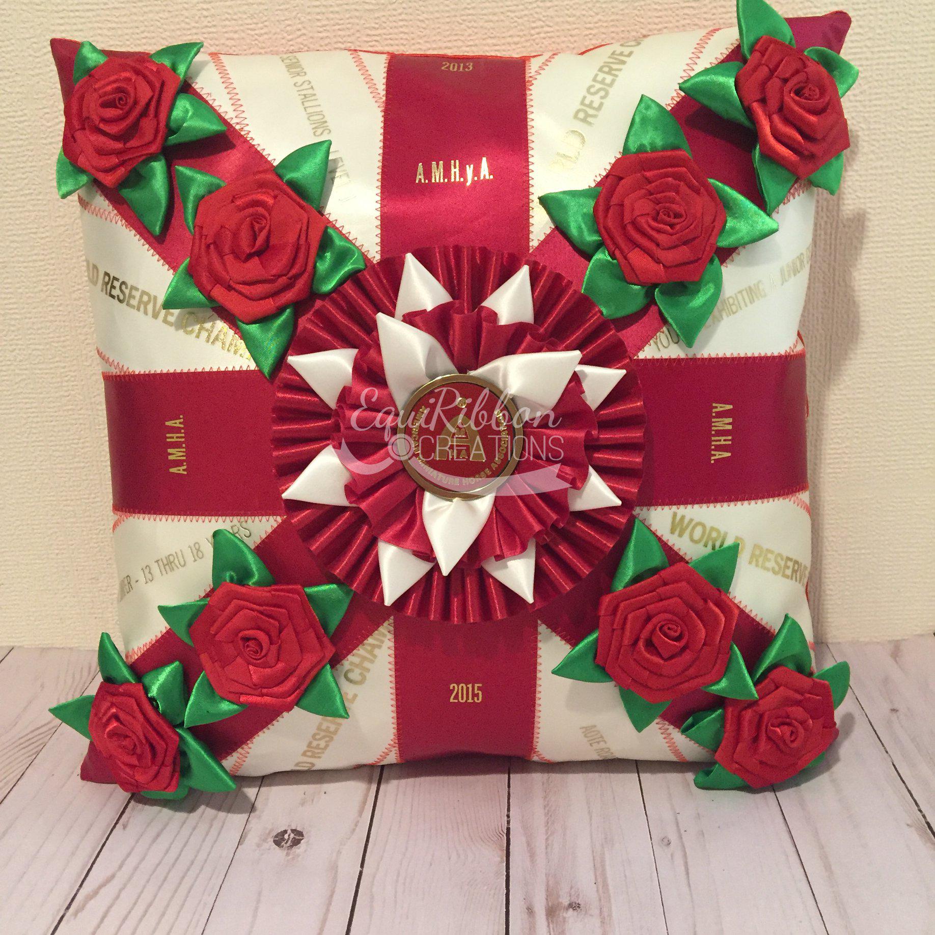 Horse Show Ribbon Pillow the Star Made to Order Horse Show Ribbons ...