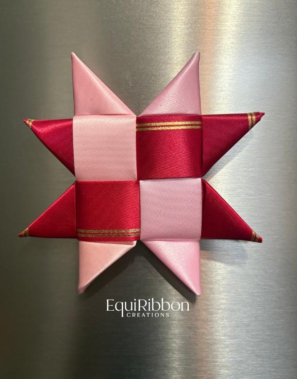 IN STOCK Ribbon Star Magnets | Ribbon Magnet | Equestrian Gift | Award ...